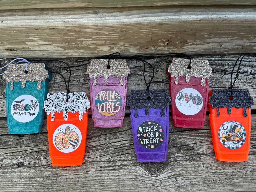 Halloween Drip Cup Freshie, Car Freshie for Women, Aroma Bead Air ...