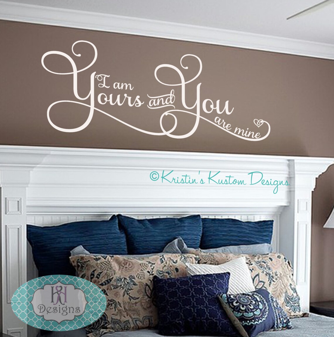 I Am Yours and You Are Mine- Vinyl Wall Decal - Etsy