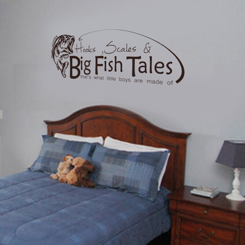 Fishing Wall Decal - Etsy