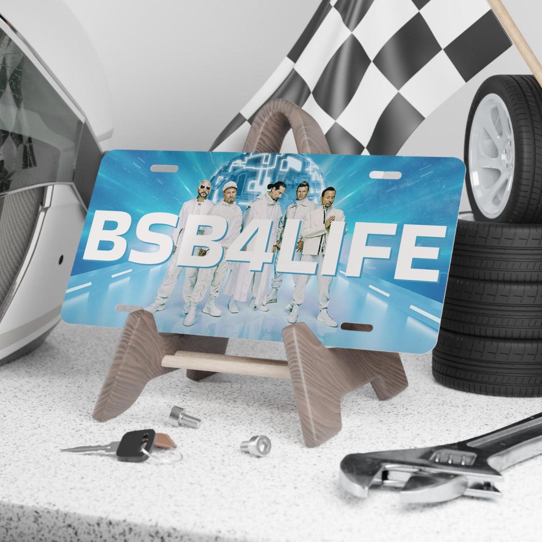 BSB4LIFE Vanity Plate | Backstreet Boys Band License Plate - Etsy