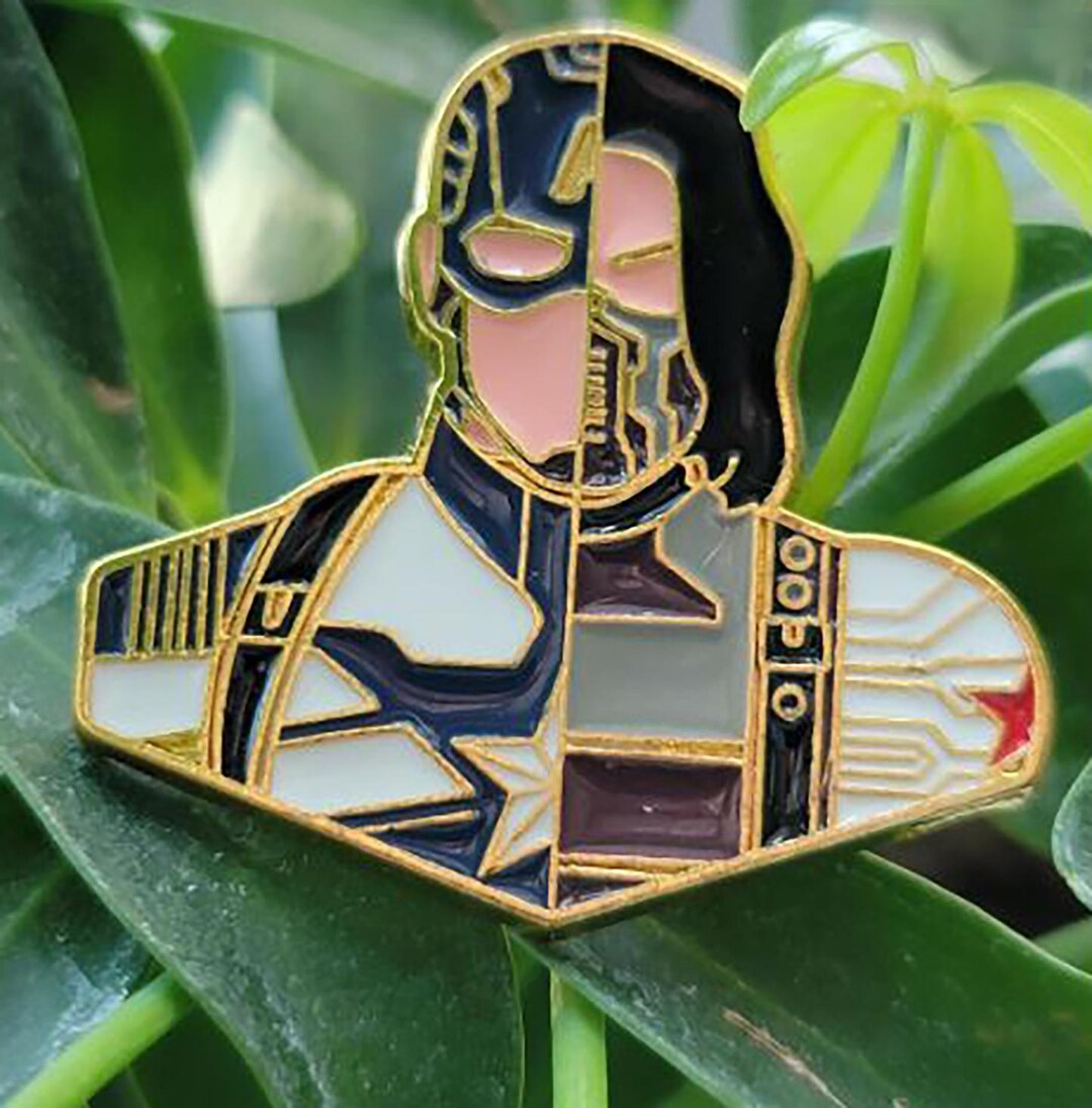 Marvel Captain America & Winter Soldier Brooch Set – Limited Men’s ...