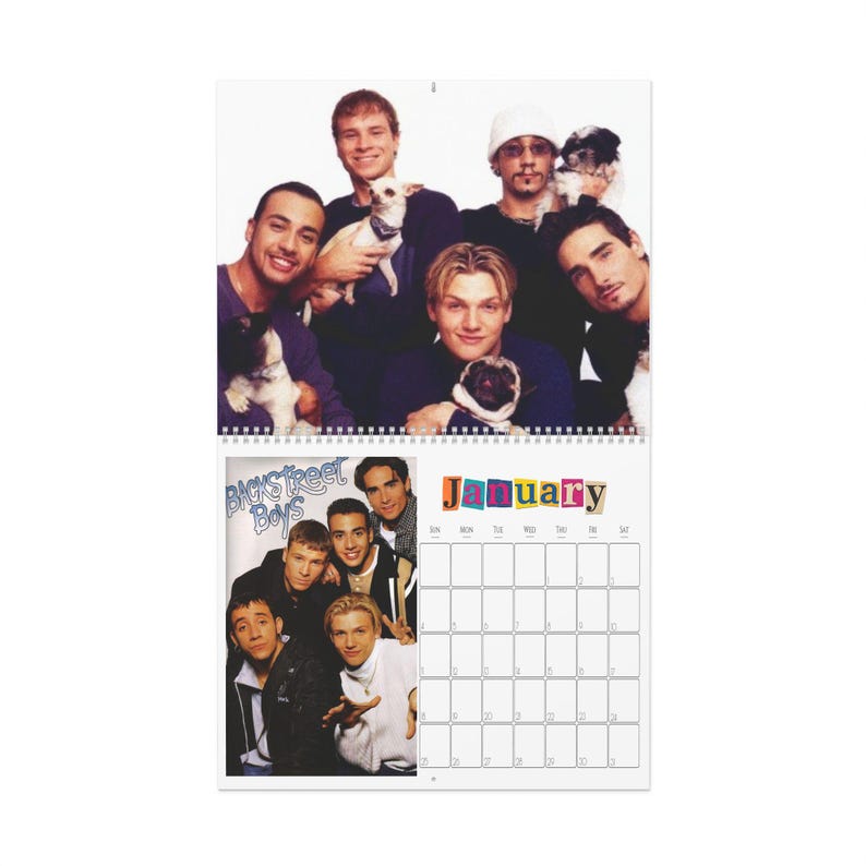 Music Wall Calendars, Backstreet Boys 2026, Pop Music Calendar, Boy ...