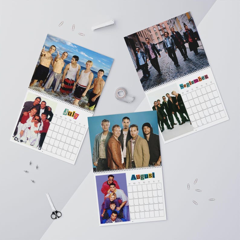 Music Wall Calendars, Backstreet Boys 2026, Pop Music Calendar, Boy ...