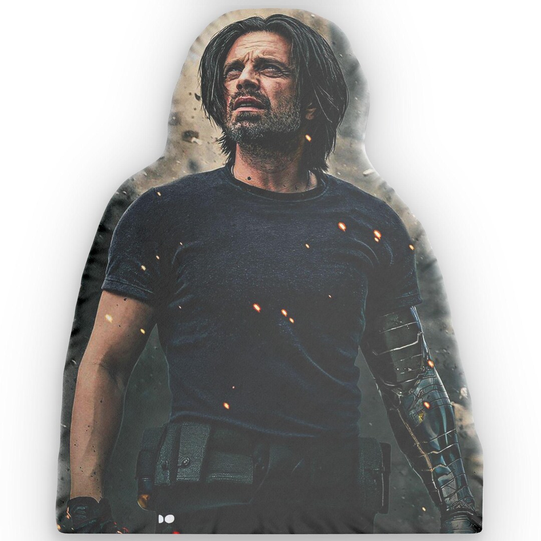 Bucky Barnes Custom Shaped Pillows, Thunderbolts Marvel Fan Decor ...
