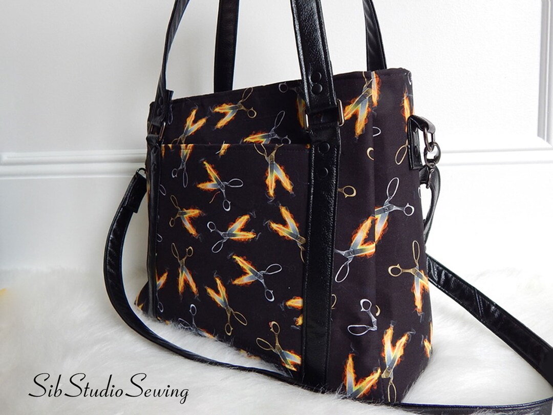 Blazing Scissors Bag, 14 W X 11 H X 5 D, Lots of Pockets, Zipper ...