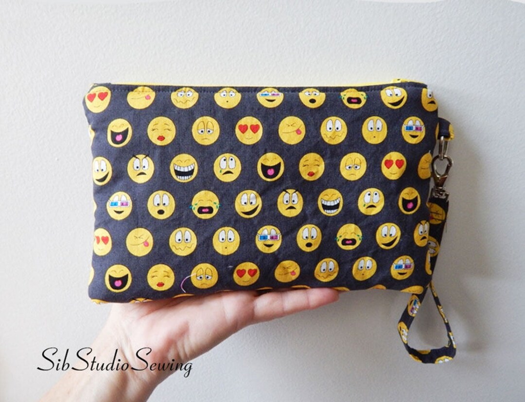 Emoji Smartphone Clutch, 9 X 5.5 Inches,fits iPhone 15 Pro, Plus Size ...