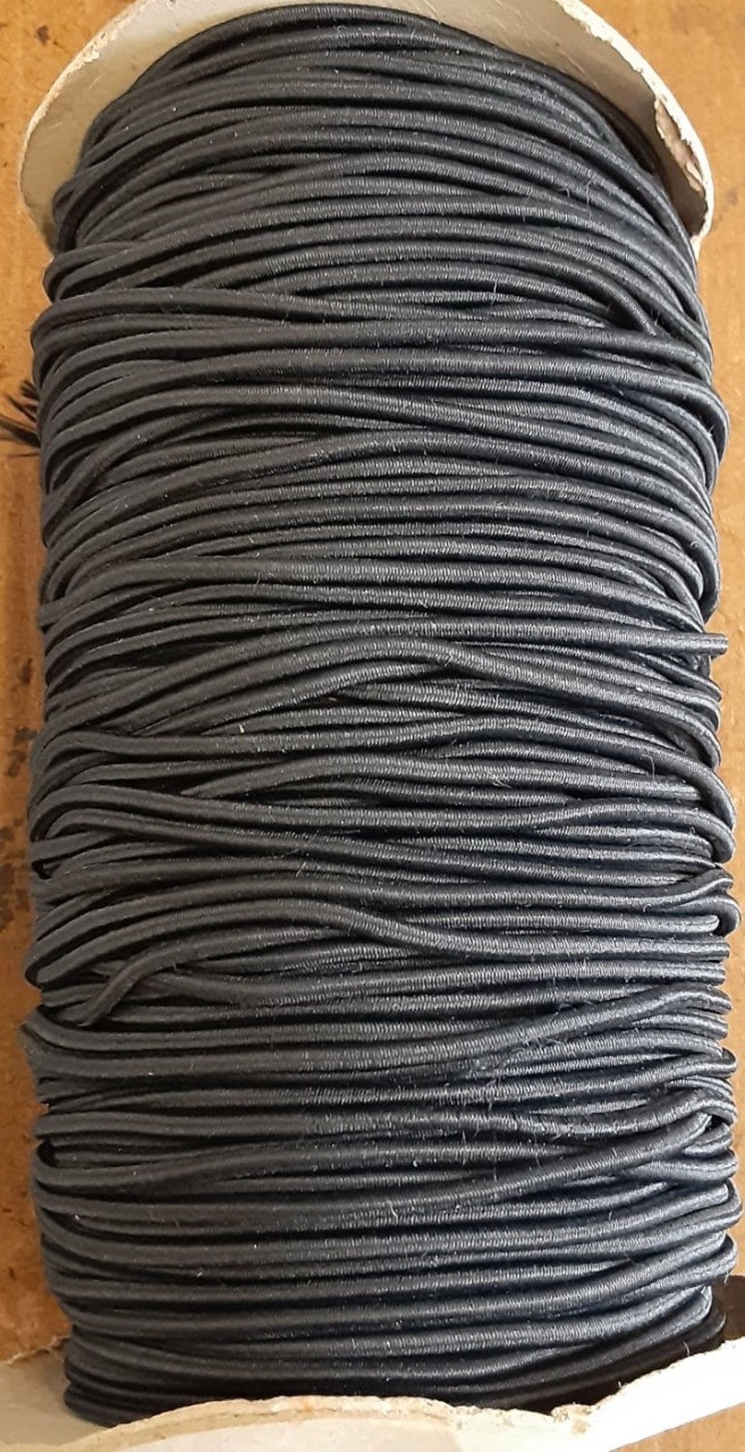 Elastic CORD 1/8 of an Inch - Now Available in BLACK and WHITE - Etsy