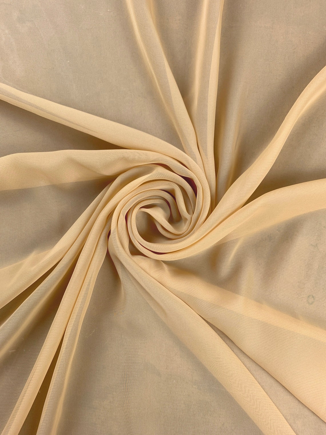 Assorted Colors Polyester Solid Chiffon Fabric | Etsy