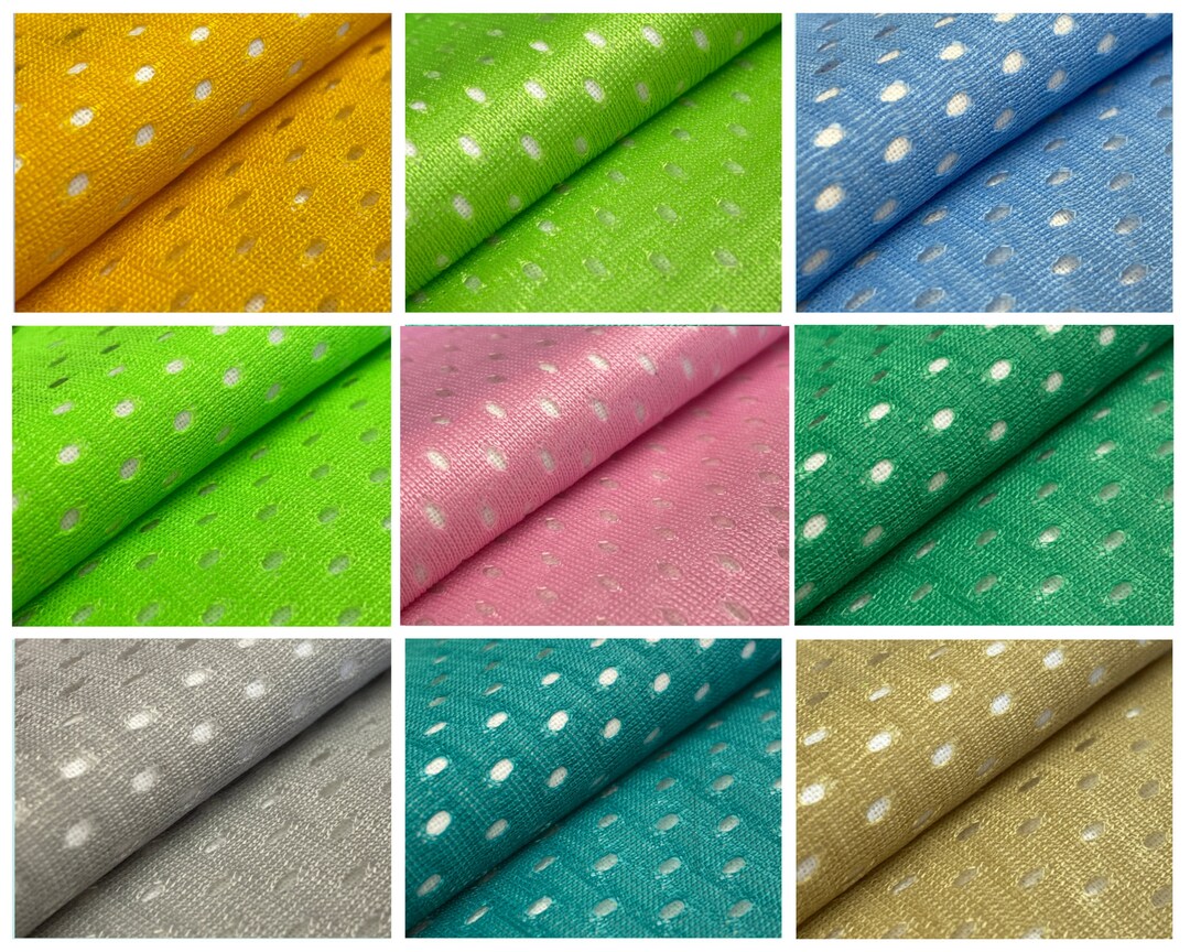 Assorted Colors Football Mesh Fabric | Polyester | 58'' Wide X Sold by ...