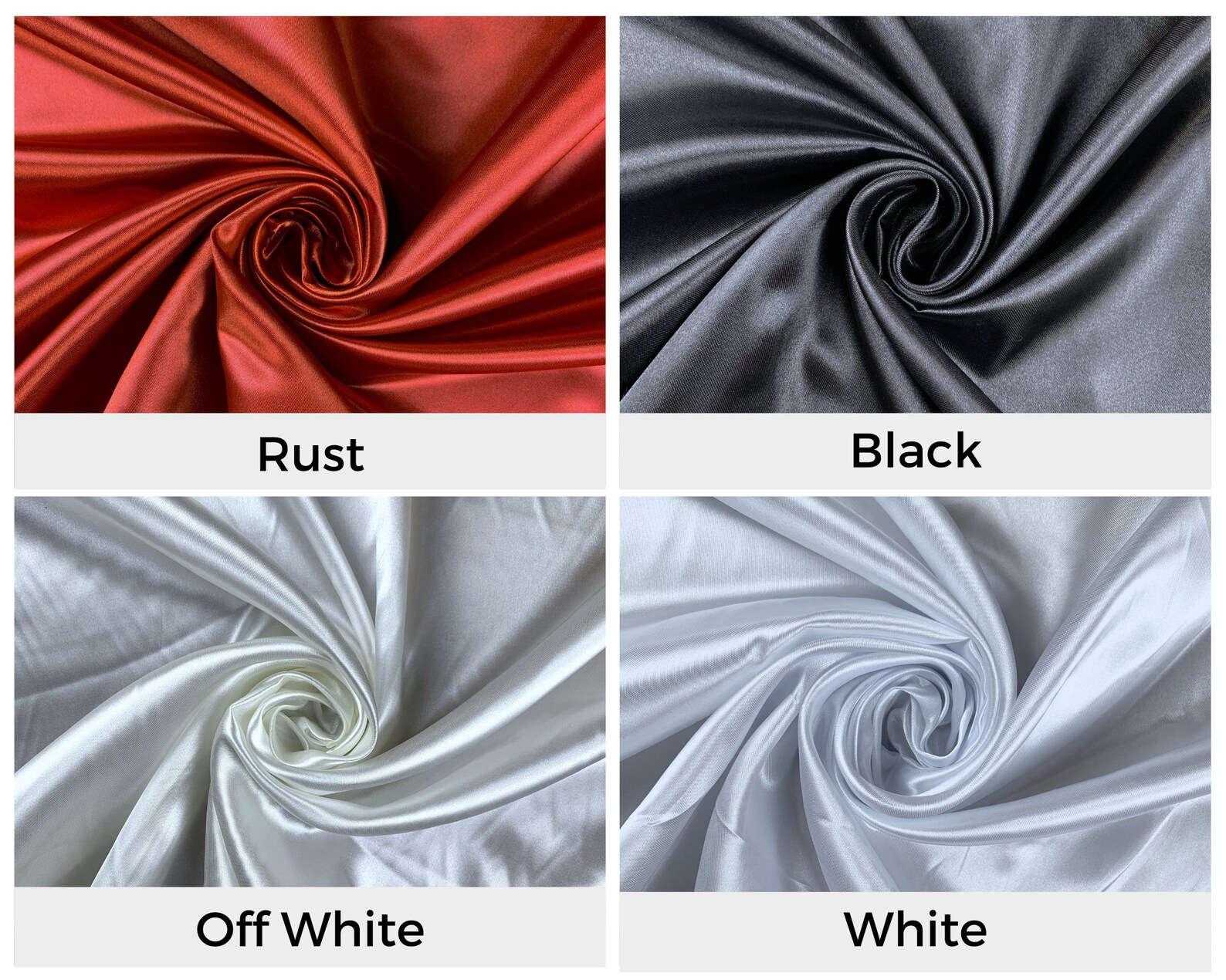 Polyester Satin Fabric 60'' Wide X Sold by Yard | Etsy