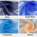 Assorted Colors Polyester Organza Fabric 58 Wide X Sold by Yard ...