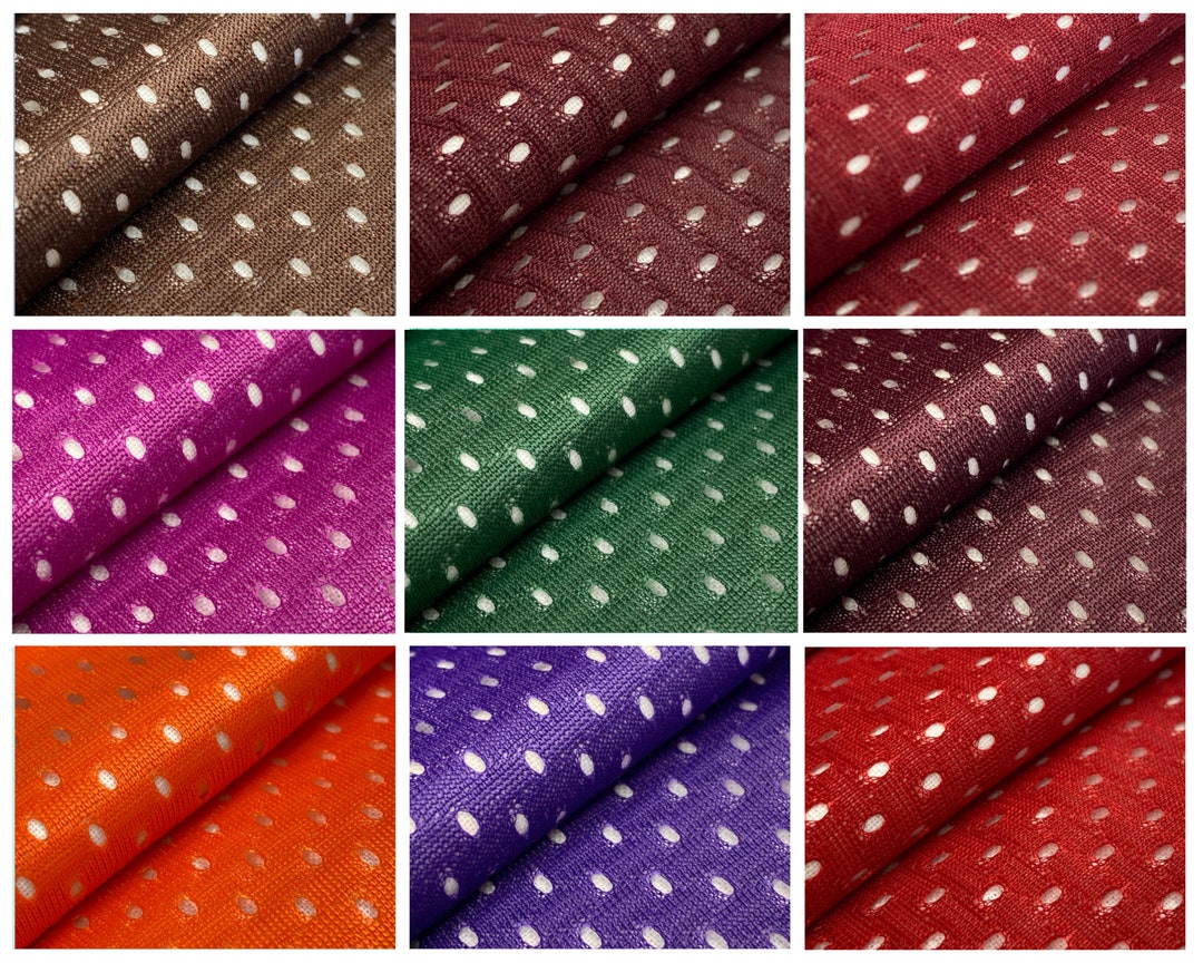 Assorted Colors Football Mesh Fabric | Polyester | 58'' Wide X Sold by ...