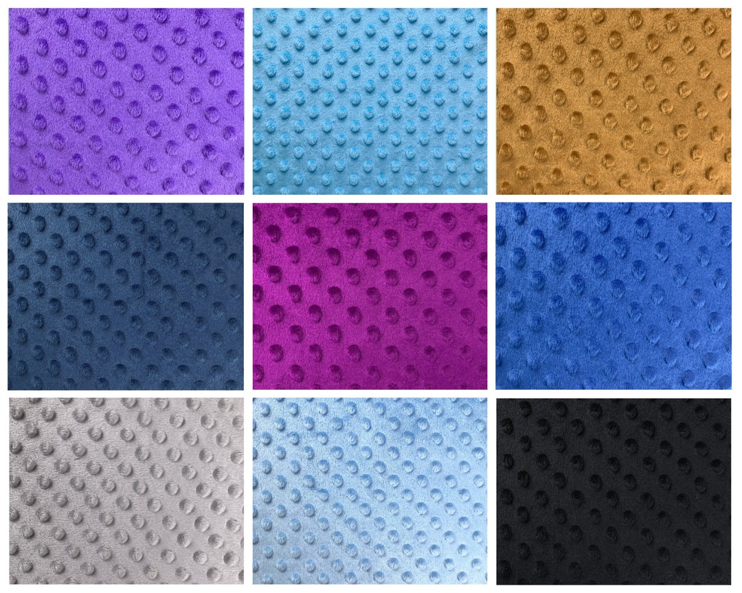 Minky Dots Fabric 58/60'' Wide per Yard - Etsy