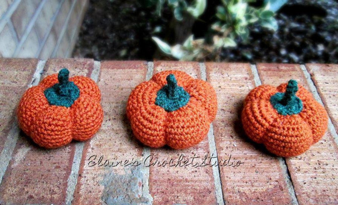 Mini Farmhouse Pumpkins, Farmhouse Decor, Handmade Pumpkins, Crocheted ...