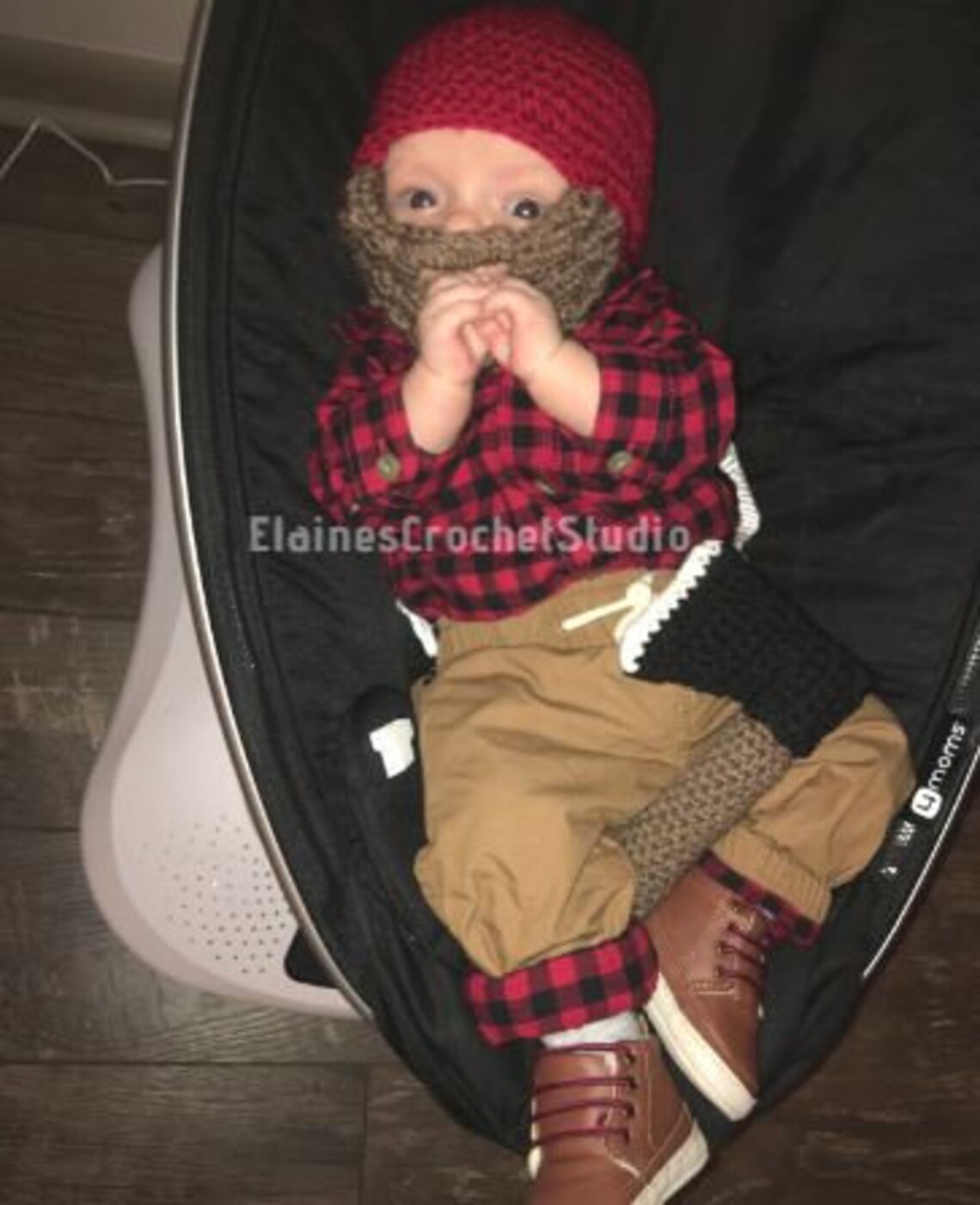 Baby Lumberjack SetLumberjackBeard Hatbeard | Etsy