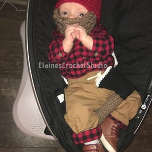 Baby Lumberjack Set,lumberjack,beard Hat,beard Beanie,amigurumi Ax Toy ...
