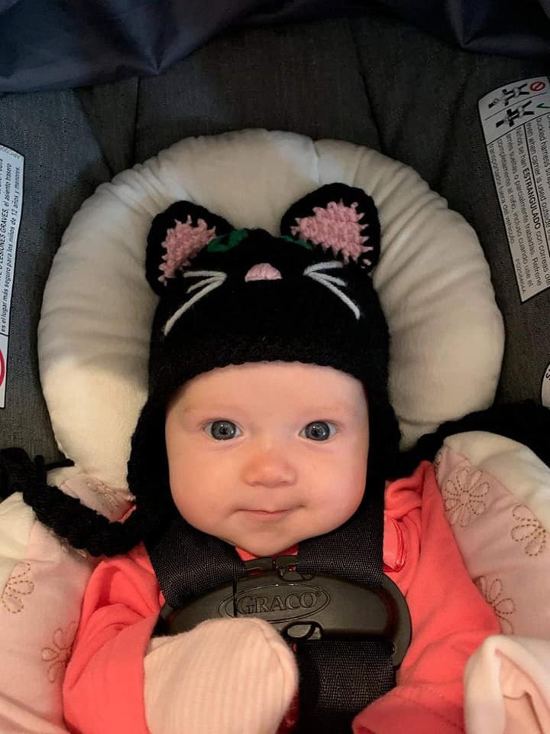 Cat Hat, Baby Cat Hat, Crochet Cat Hat, Gift for Her, Gift for Him - Etsy