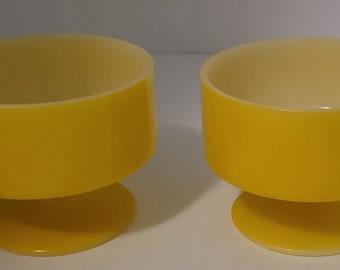 Yellow Milk Glass - Etsy