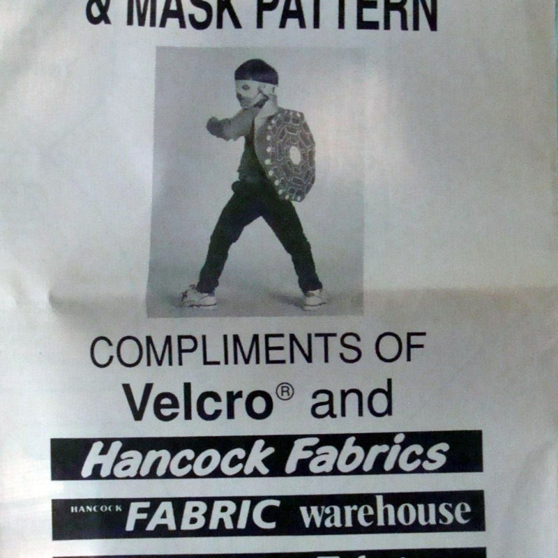 Velcro Mask Pattern - Etsy