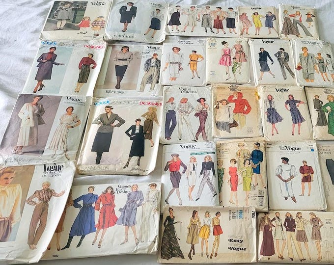 25 Vintage Misses Vogue Designer Sewing Patterns - Etsy