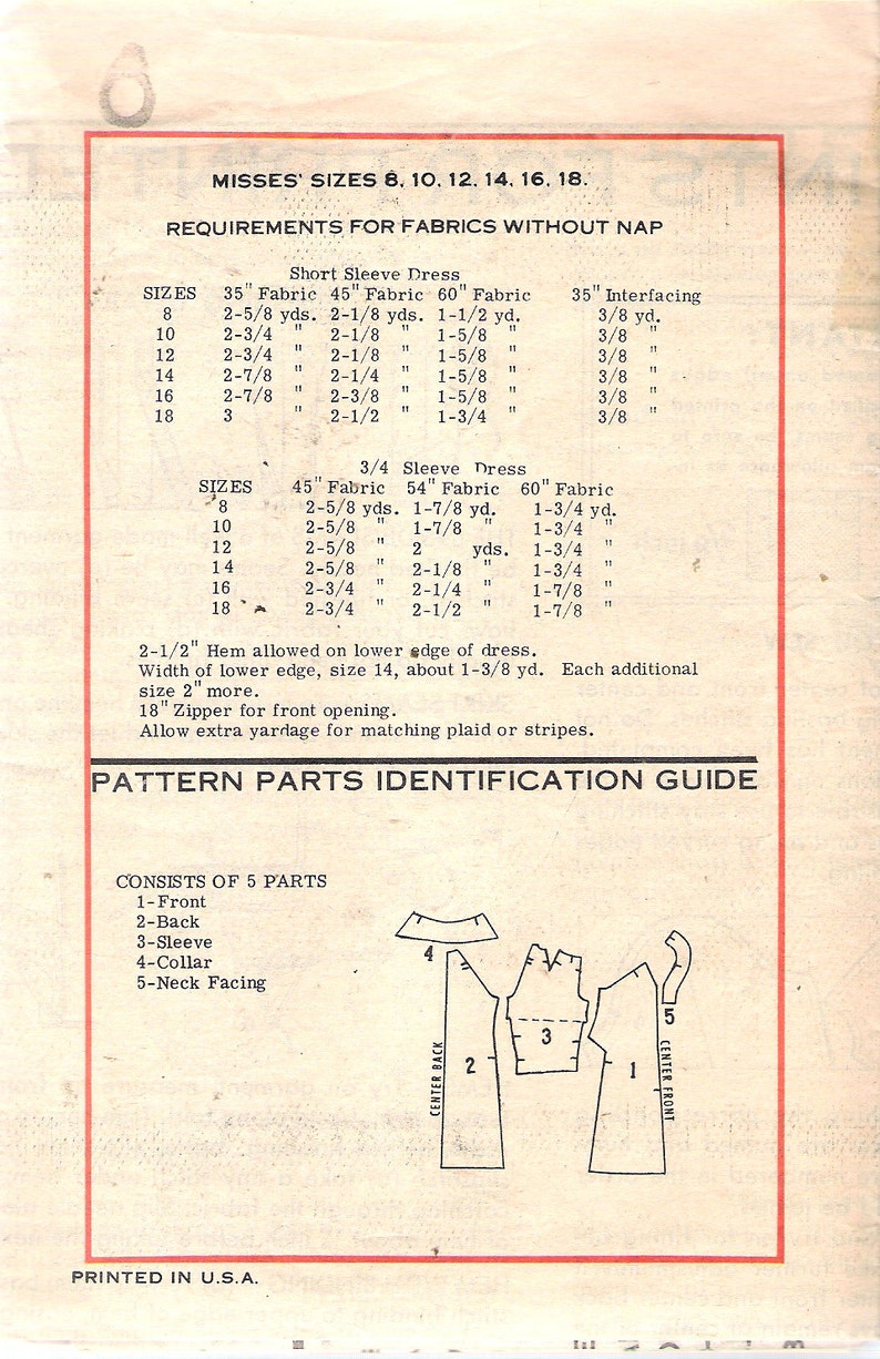 Vintage 1972 Anne Adams 4631 Misses A-Line Shift Dress Sewing | Etsy