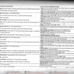 1999 Simplicity 9000 Bags & Cell Phone Holder Sewing Pattern UNCUT FF ...