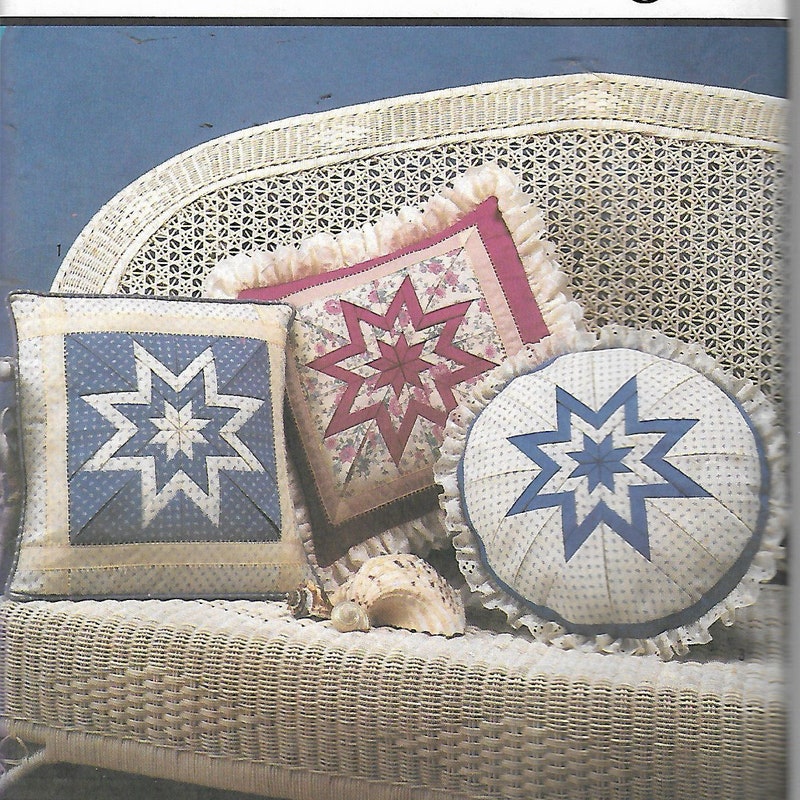 Folded Star Pattern Pillow - Etsy