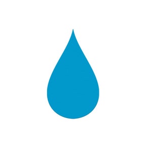Paper Raindrop Die Cut for Classroom Bulletin Boards Scrapbook Pages ...