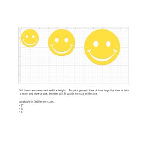 Smiley Face Paper Die Cuts – 24 Pack – 3 Sizes in Multiple Color ...