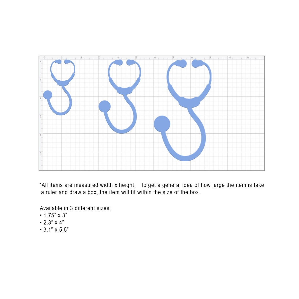 Stethoscope Paper Die Cut Out Shapes First Responders and - Etsy