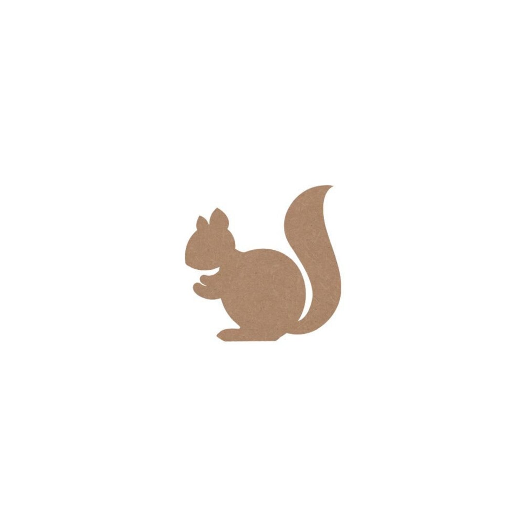 Chipmunk or Squirrel Die Cut Shapes for Kid Craft Projects, Forrest ...