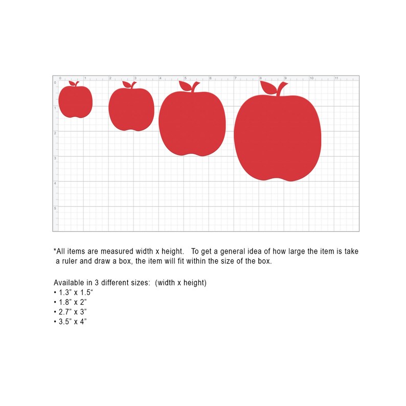 25 Paper Apple Die Cut Shapes Apple Cutouts Back to School - Etsy