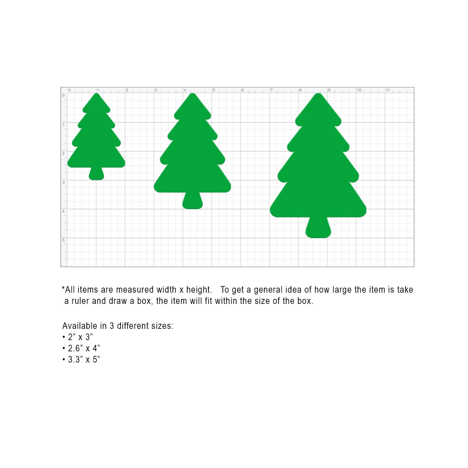 Christmas Tree Die Cut Shapes, Holiday Tree Cut Outs, Christmas ...