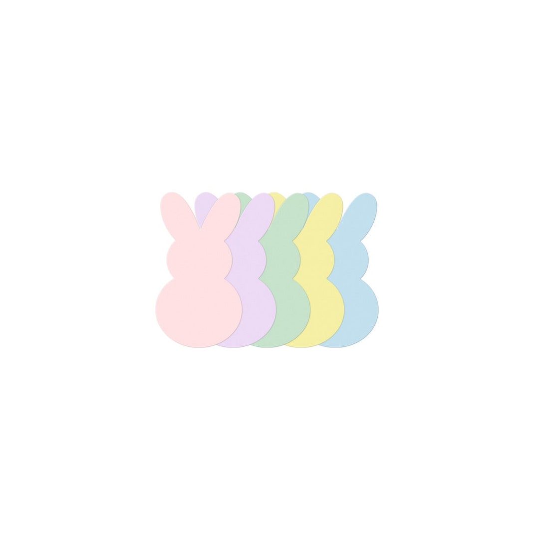 Spring Pastel Easter Bunny Die Cuts and Decorations, Easter Bunny Place ...