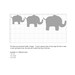 Paper Elephant Cutout Shapes, Safari Zoo Animal Elephant Die Cuts for ...