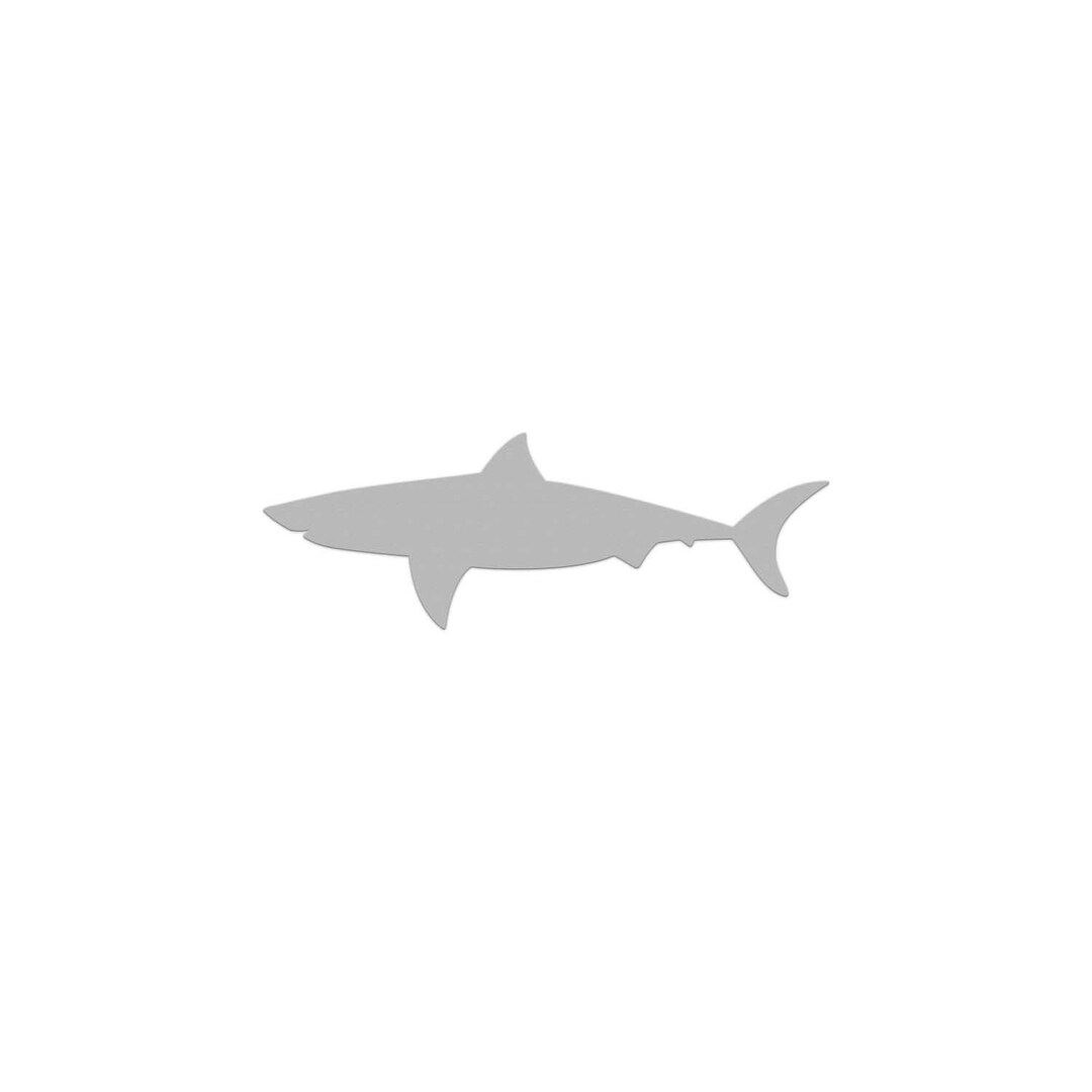 25 Paper Shark Die Cut Shapes, Shark Cutout Shapes for Nautical Theme ...