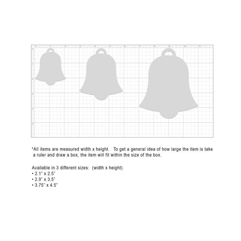 Paper Bell Die Cut Shapes for Card Making Scrapbooking and - Etsy