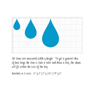Paper Raindrop Die Cut for Classroom Bulletin Boards Scrapbook Pages ...