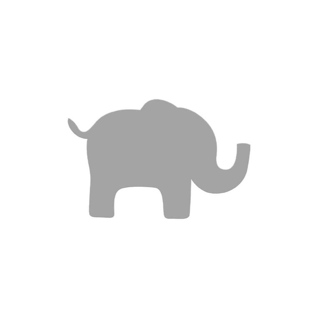 Paper Elephant Cutout Shapes, Safari Zoo Animal Elephant Die Cuts for ...