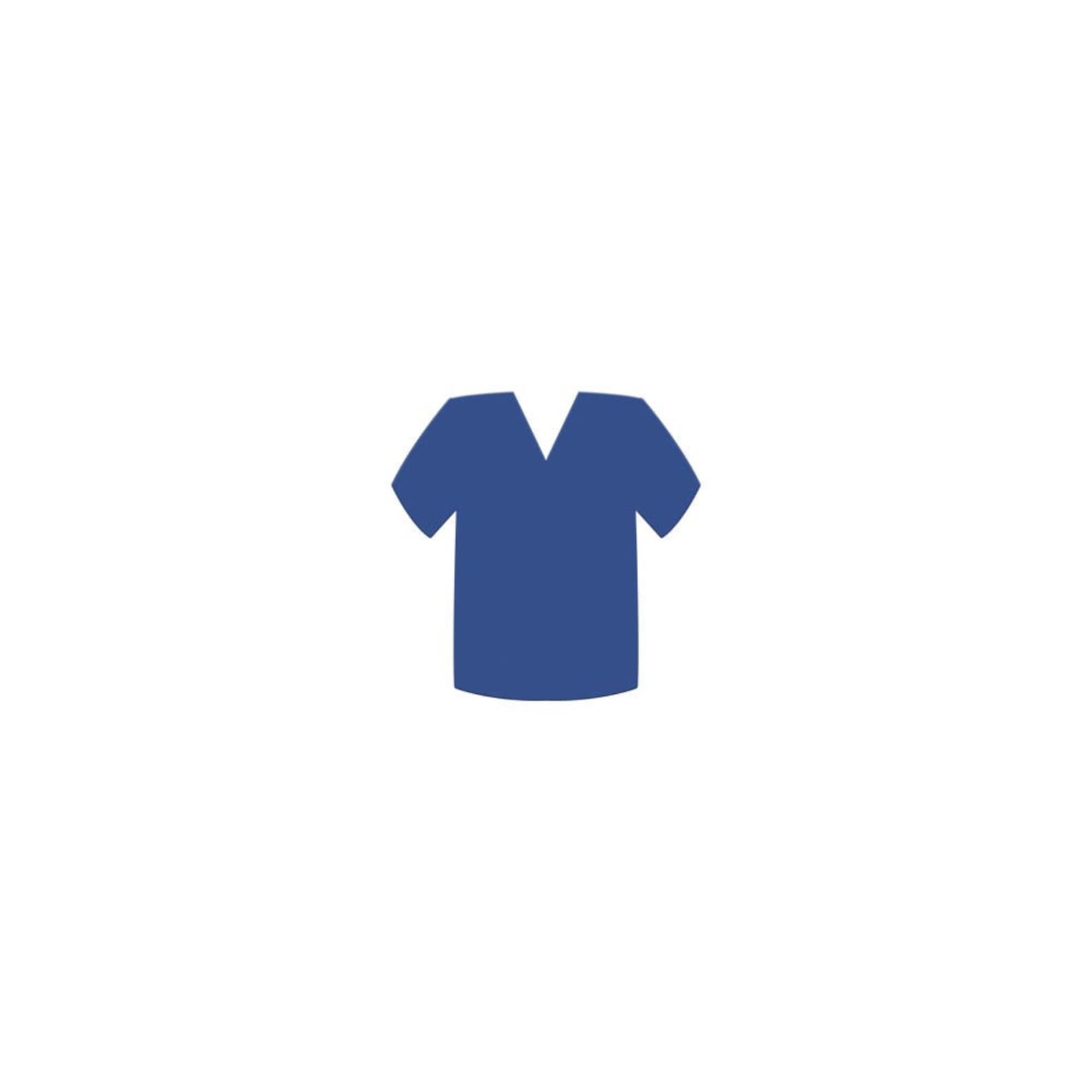 Paper Scrub Shirt Cutout Shapes for Nursing and Medical School ...