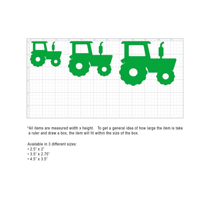 Tractor Die Cut Shapes for Farm Birthday Parties and Scrapbook - Etsy