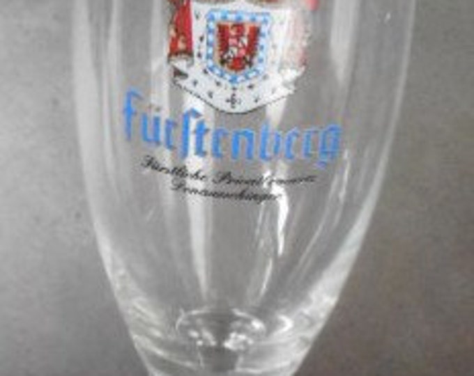 FURSTENBERG Crystal Beer Glass W/LOGO 0.3L Footed Pilsner - Etsy
