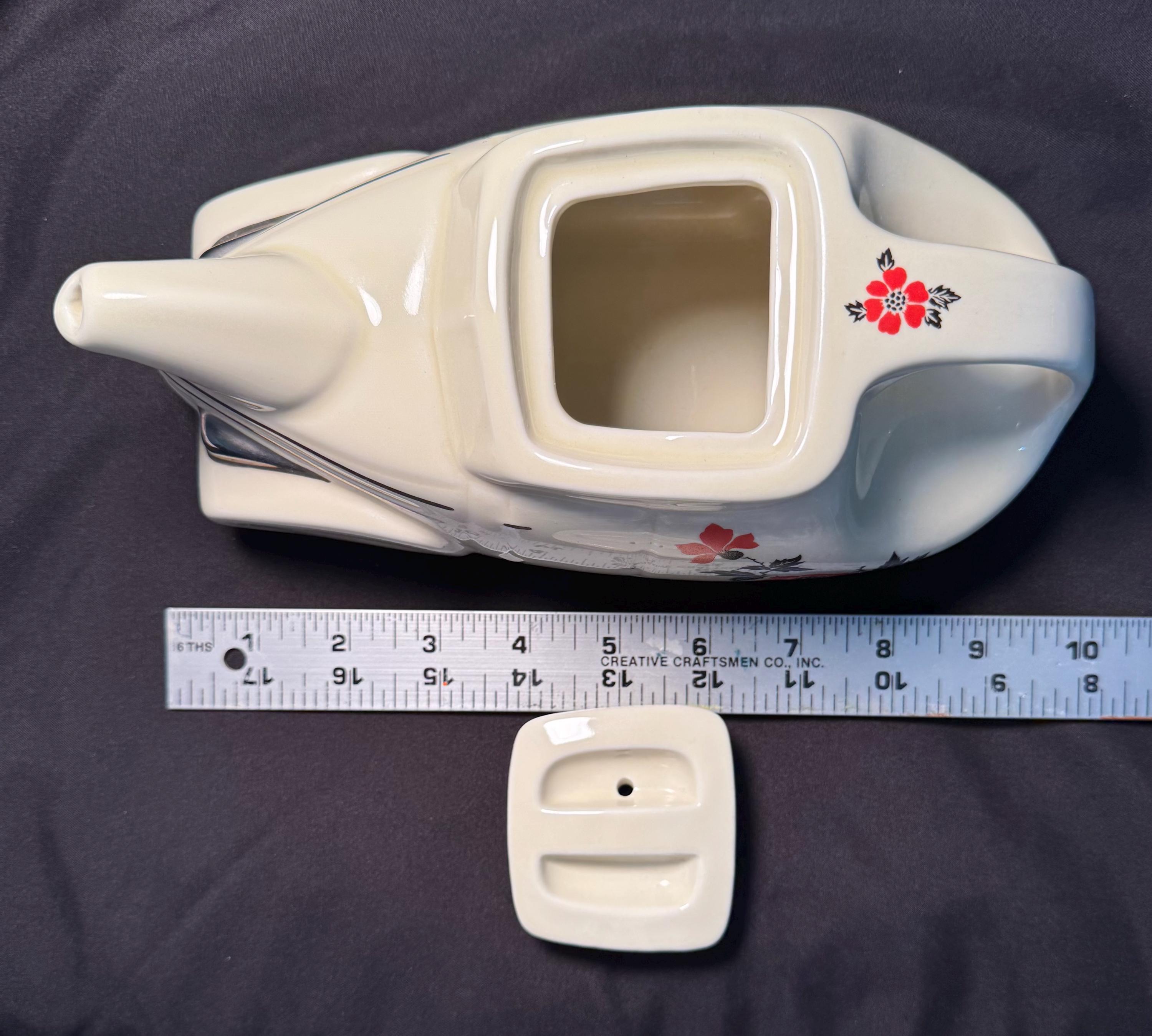 Hall Red Poppy Limited Edition Automobile Teapot Vintage 1992 - Etsy