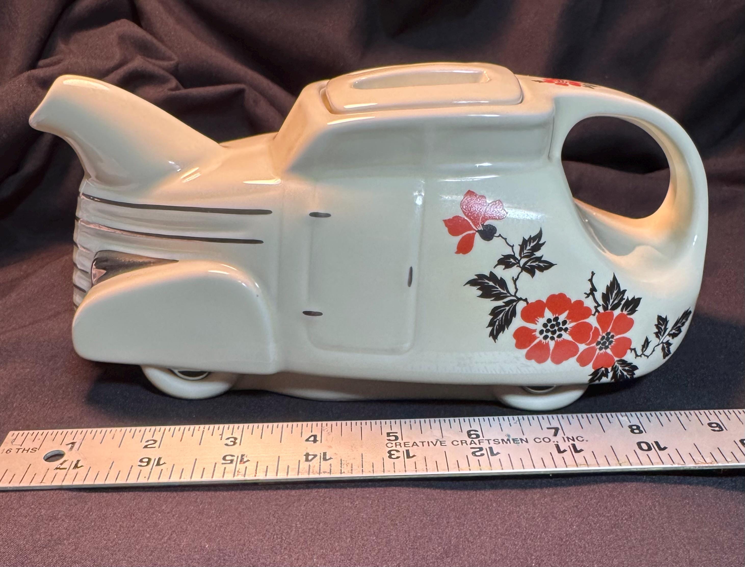 Hall Red Poppy Limited Edition Automobile Teapot Vintage 1992 - Etsy