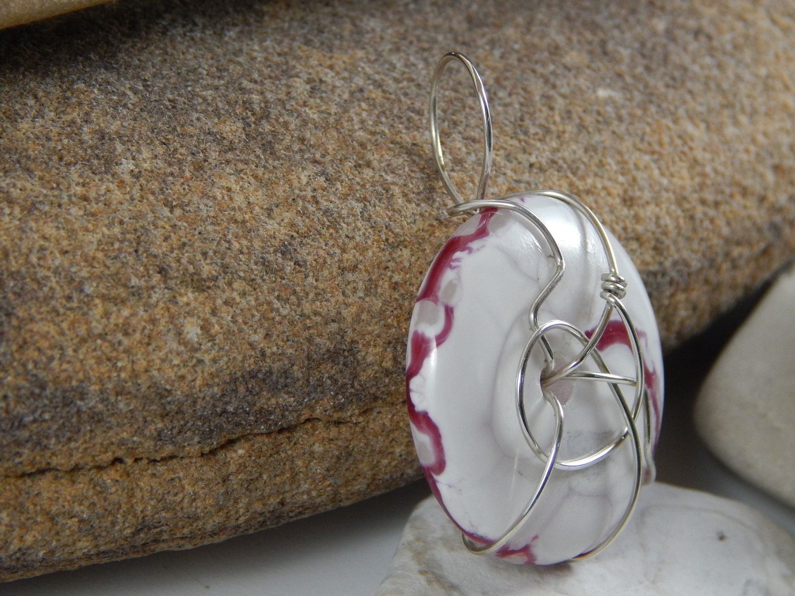 Fused Glass Pendant - Etsy