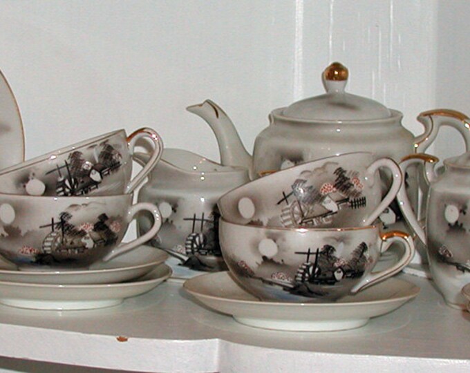 Lovely Lithophane Tea Set - Etsy