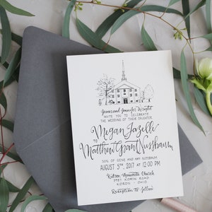 Art With Invitation, Hand Drawn, Invitation Art, Custom Illustrated ...