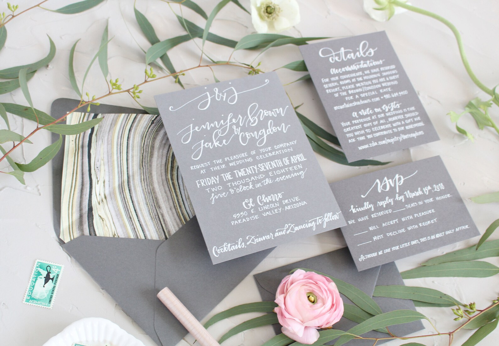 Gray Wedding Invite, Grey Invitations, Diy Wedding, Grey Wedding, Gray ...