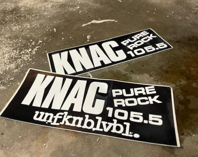 KNAC バンパーステッカー - 80年代のオリジナル - Etsy 日本