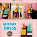 MOMO Dress PDF Pattern & Tutorial - Color Block Girl Dress - 8 Sizes ...